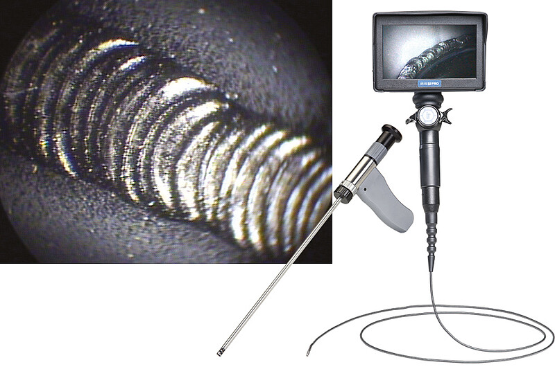 Optical weld seam inspection with industrial endoscope | Micro-Epsilon